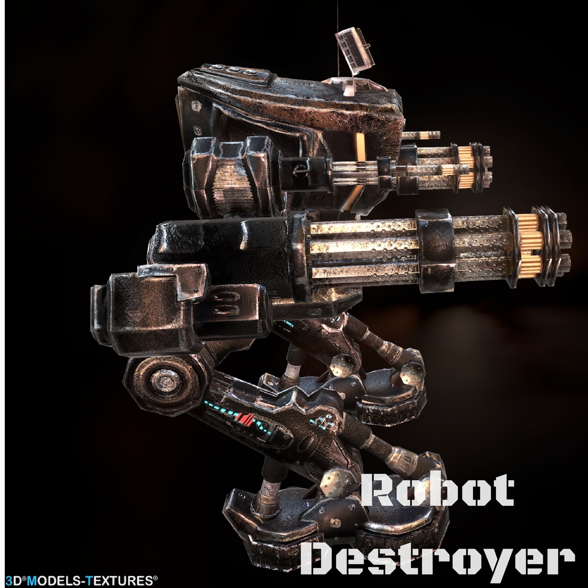 modelo 3d Robot destructor - TurboSquid 1212264