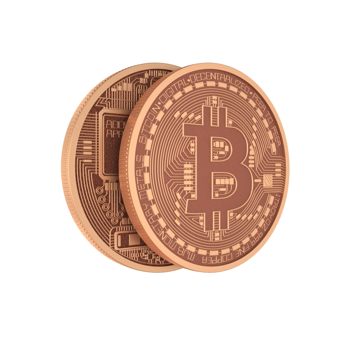 3D bitcoin coin bit model - TurboSquid 1212266