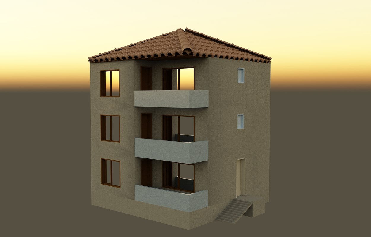 modelo 3d edificio - TurboSquid 1212290