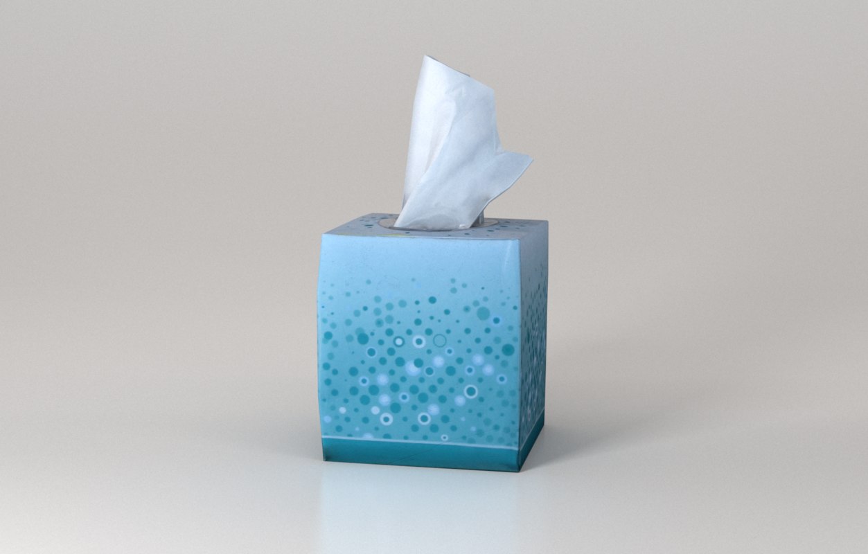 Tissue box 3D model - TurboSquid 1212357
