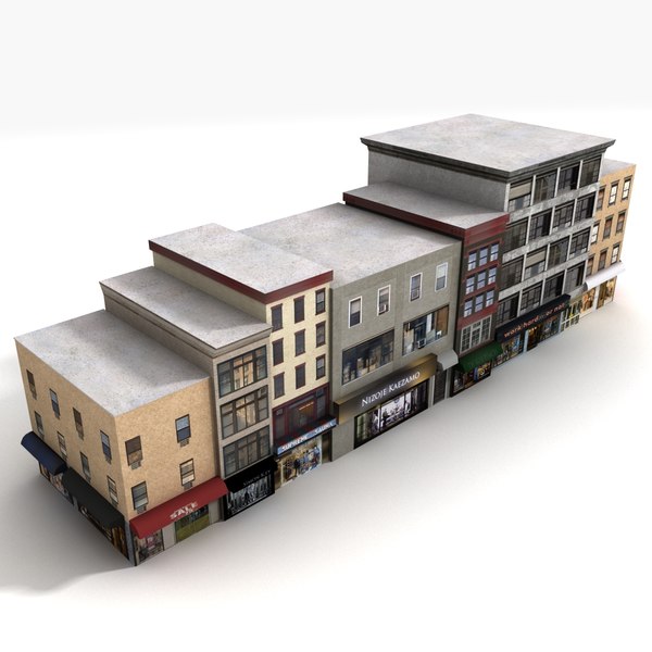 City building blocks 3D model - TurboSquid 1212361