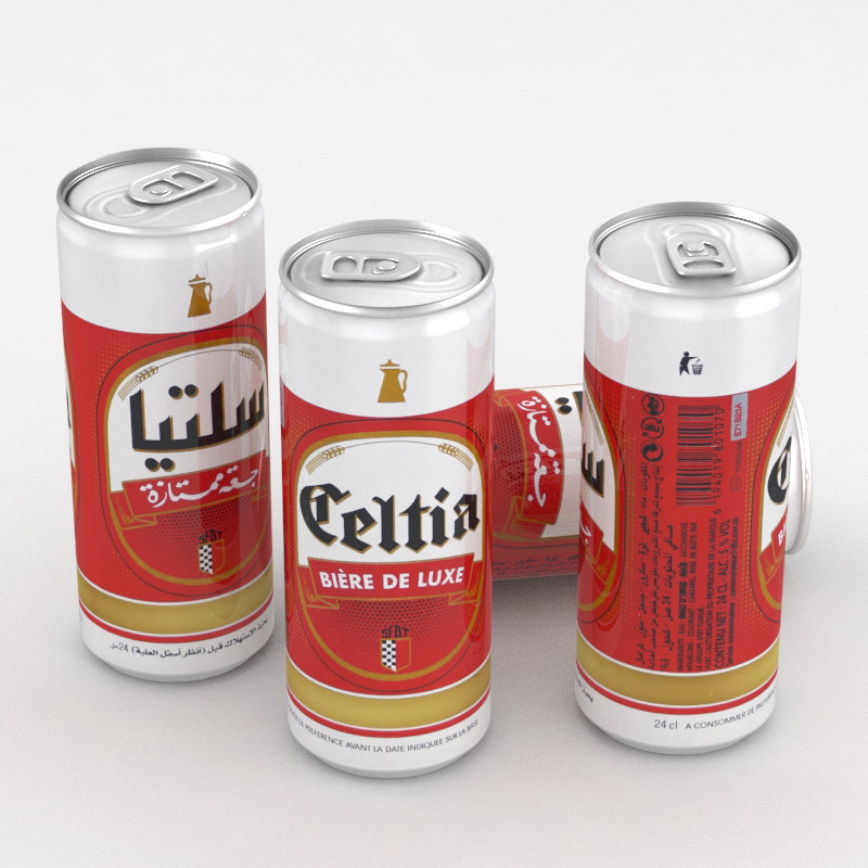 Beer celtia 3D model - TurboSquid 1212375
