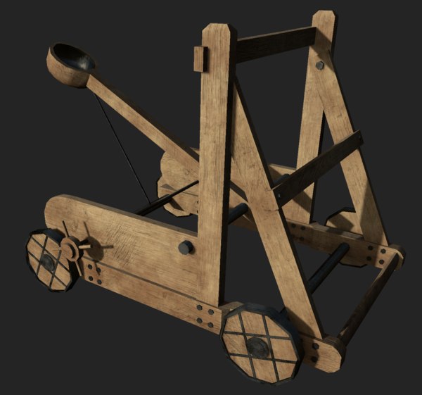 Catapulta De Madeira Modelo 3D - TurboSquid 1212390