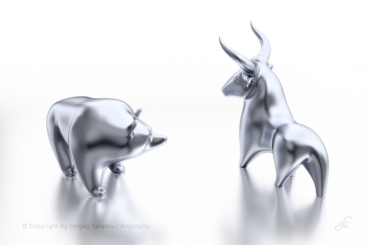 Set bull bear model - TurboSquid 1212425