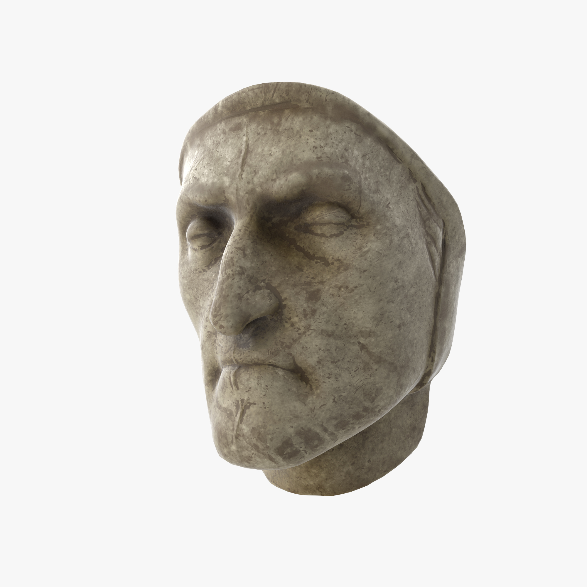 3D model dante death mask - TurboSquid 1212437