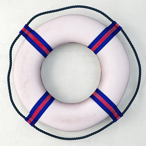 life preserver ring 3d c4d