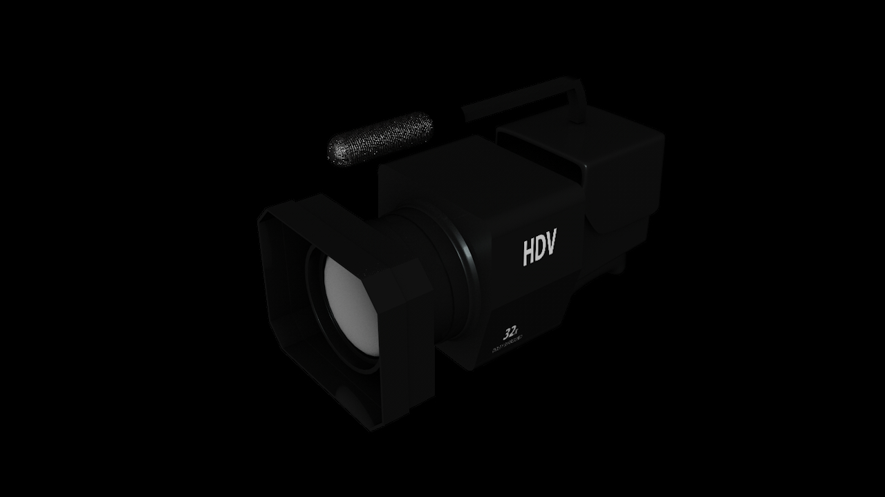3D video camera model - TurboSquid 1212530