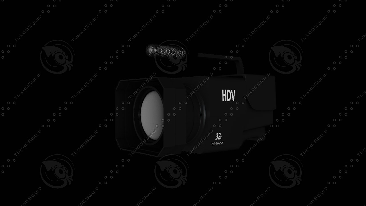 3D video camera model - TurboSquid 1212530