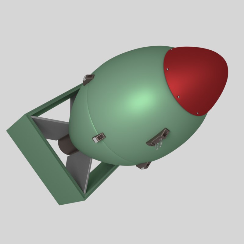 Nuclear bomb 3D model - TurboSquid 1212589