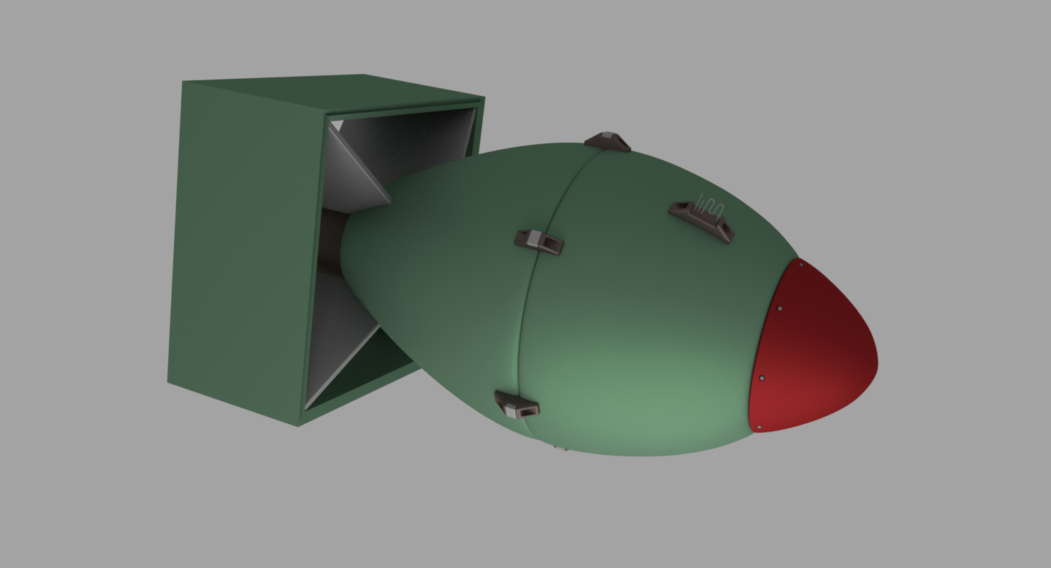 Nuclear bomb 3D model - TurboSquid 1212589