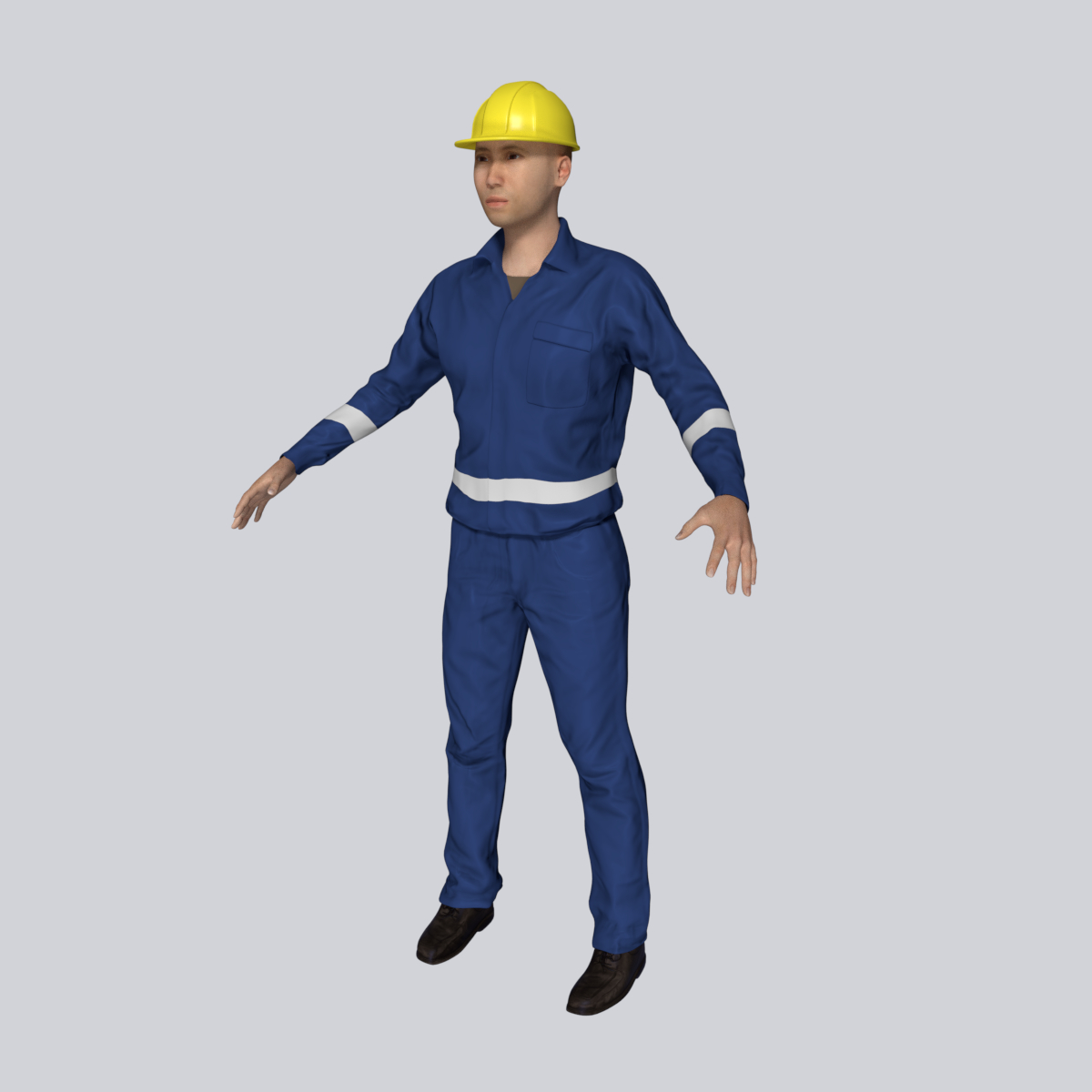 Construction worker model - TurboSquid 1212598