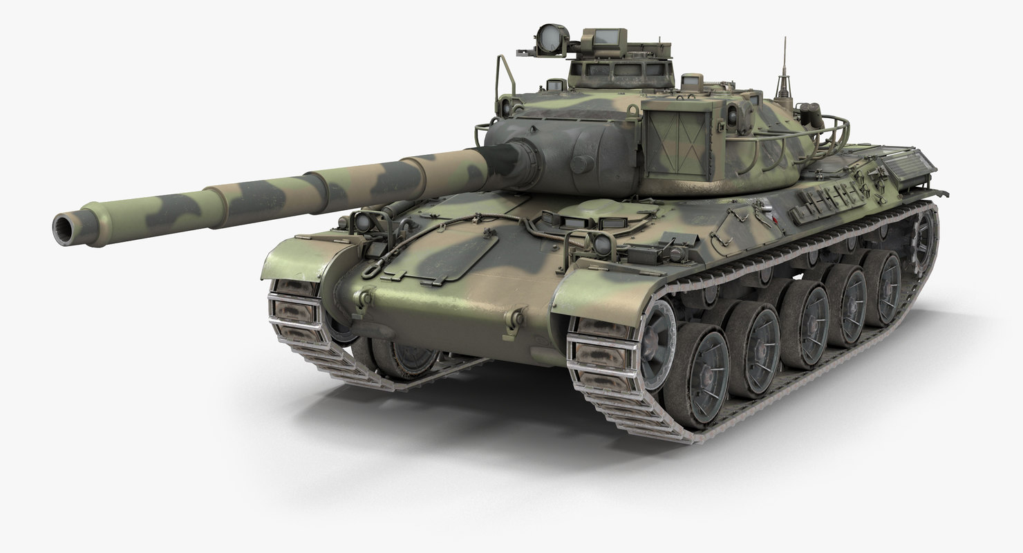 3D french tank amx-30b pbr model - TurboSquid 1212833