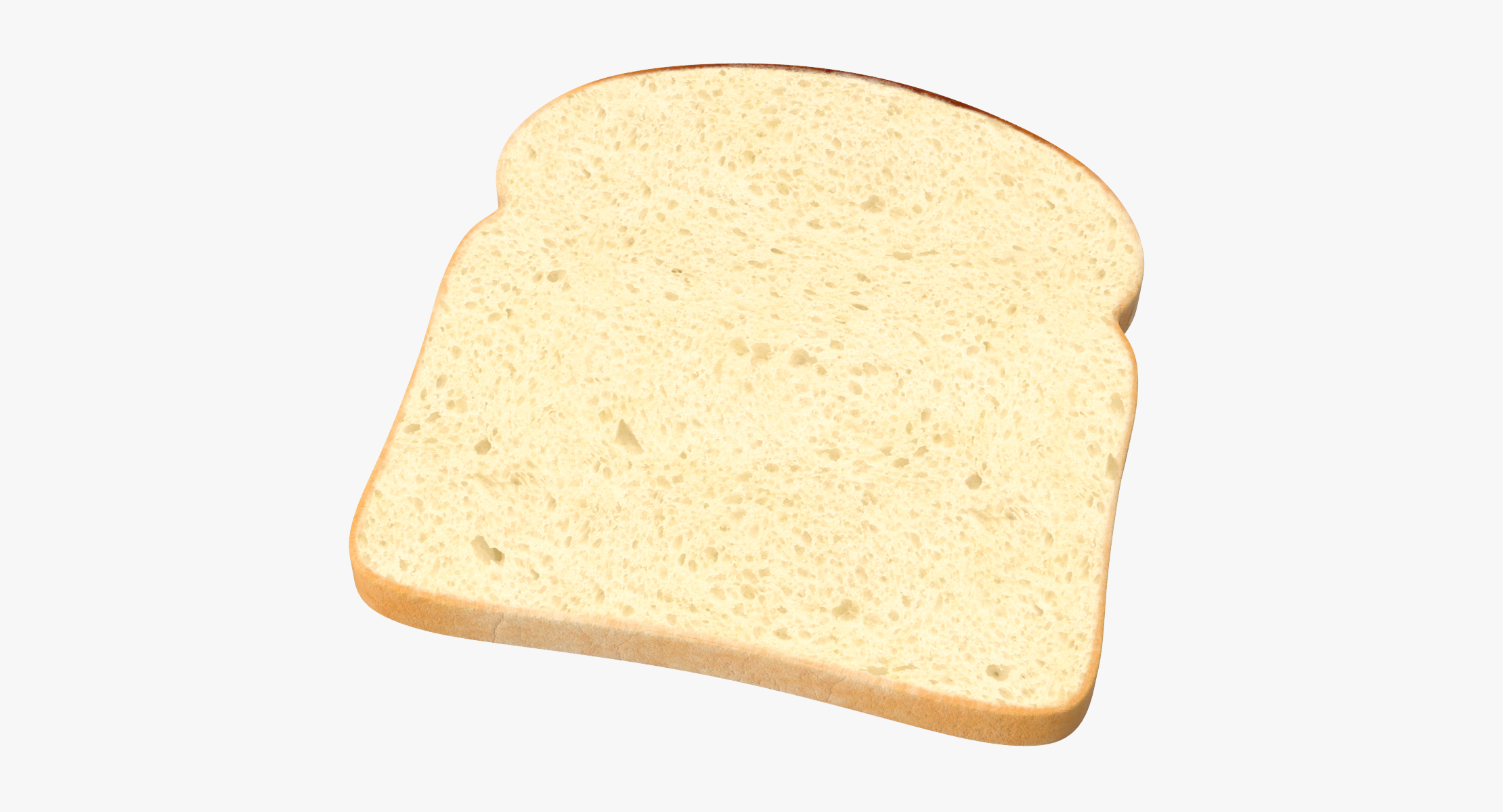 3D sliced bread toast model - TurboSquid 1212866