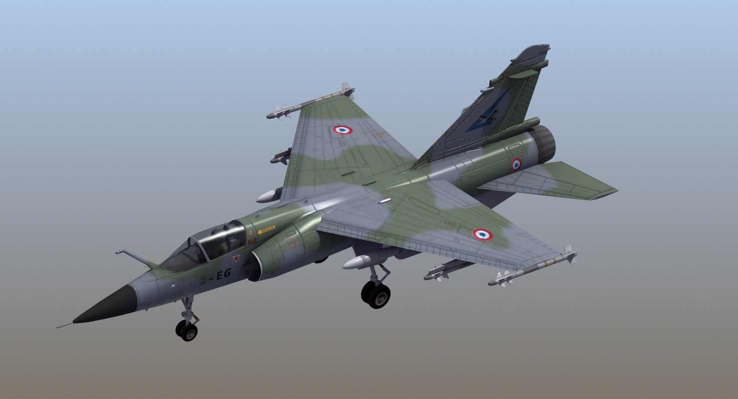 Mirage f1c fighter jet 3D model - TurboSquid 1212962