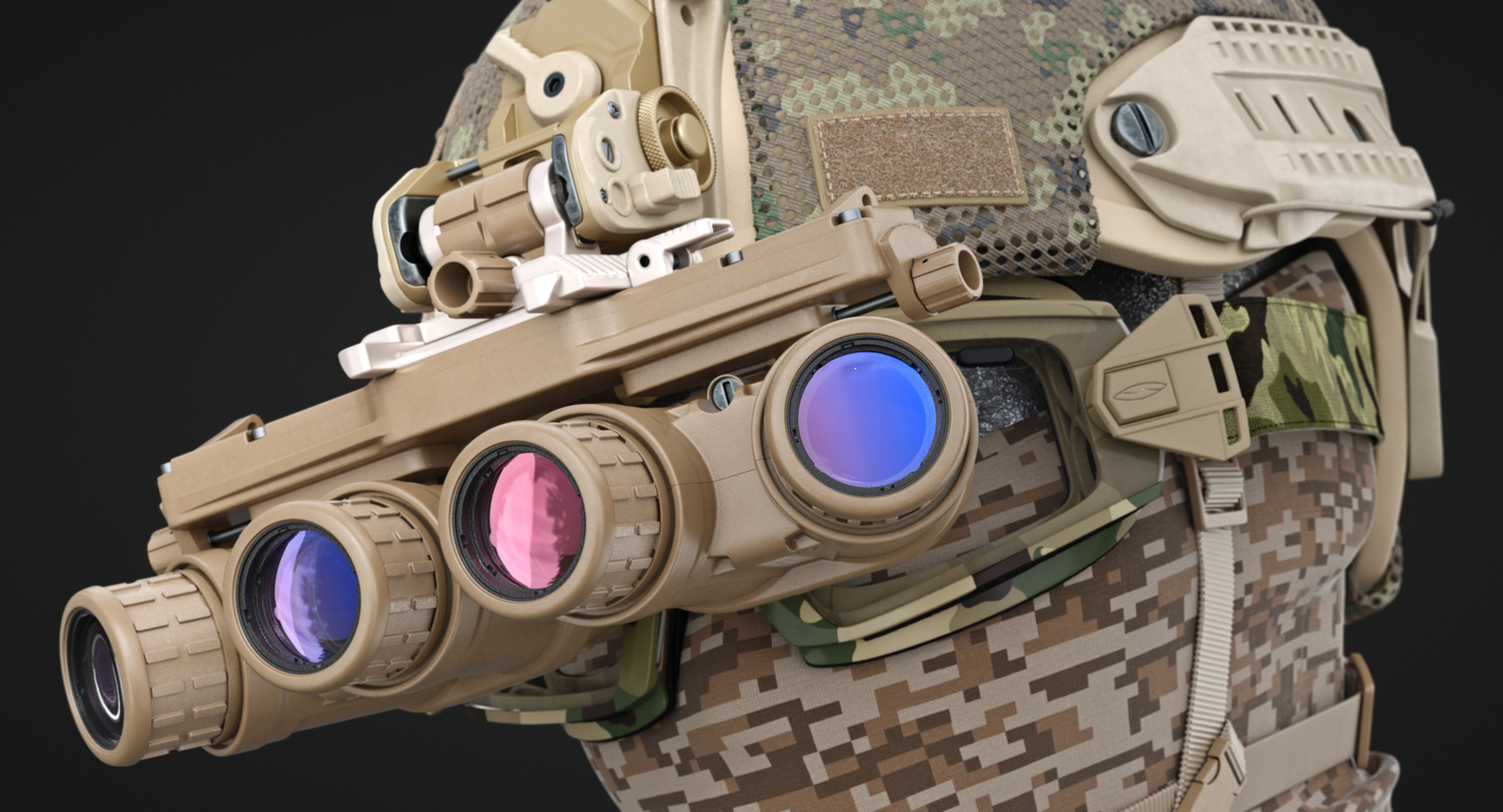 Helmet night vision goggle 3D model - TurboSquid 1212996