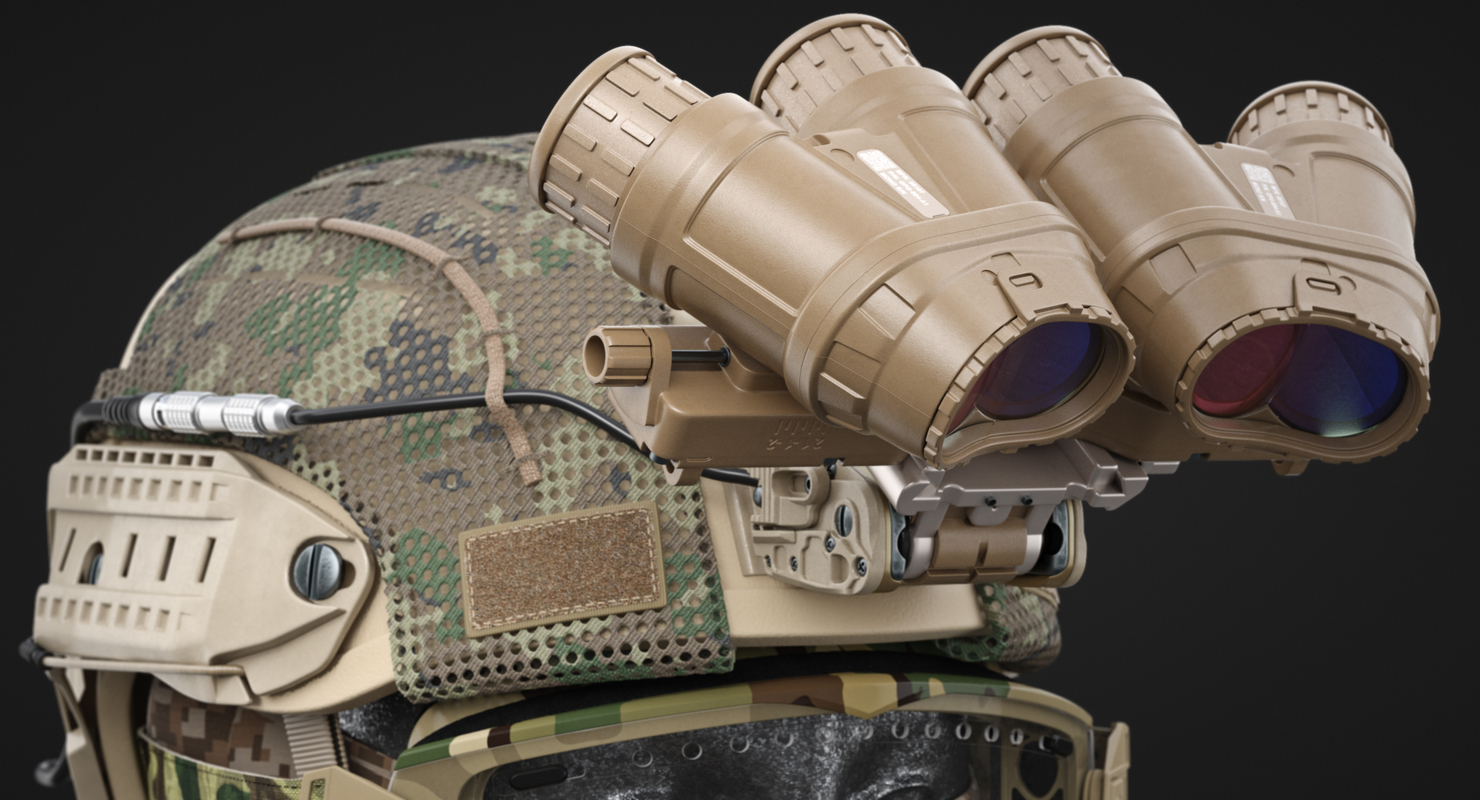 Helmet night vision goggle 3D model - TurboSquid 1212996