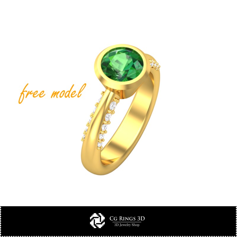 Free 3D ring cad fre - TurboSquid 1213140