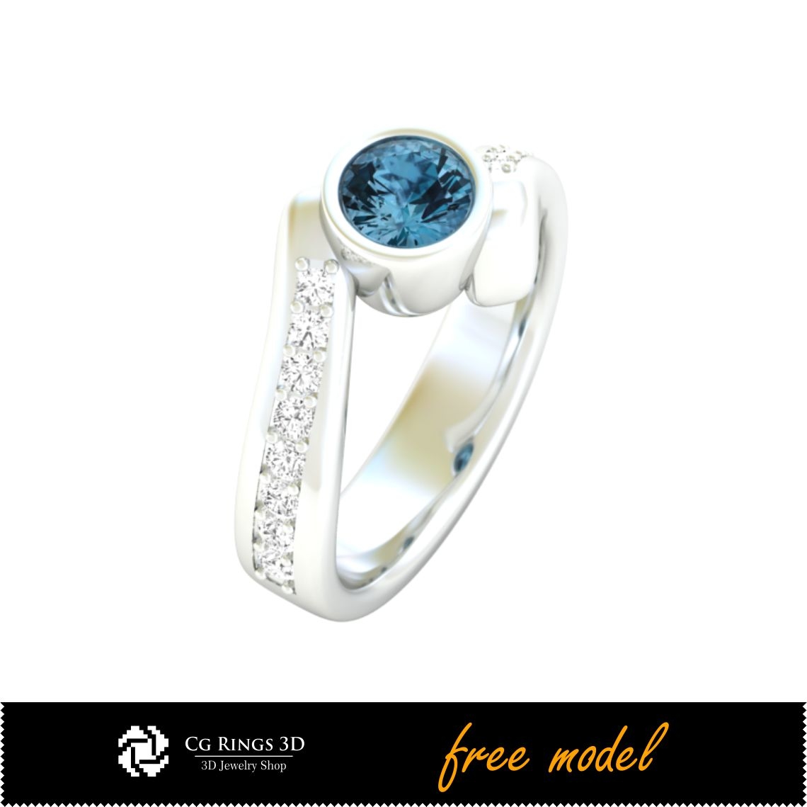 Free ring cad fre 3D model - TurboSquid 1213165