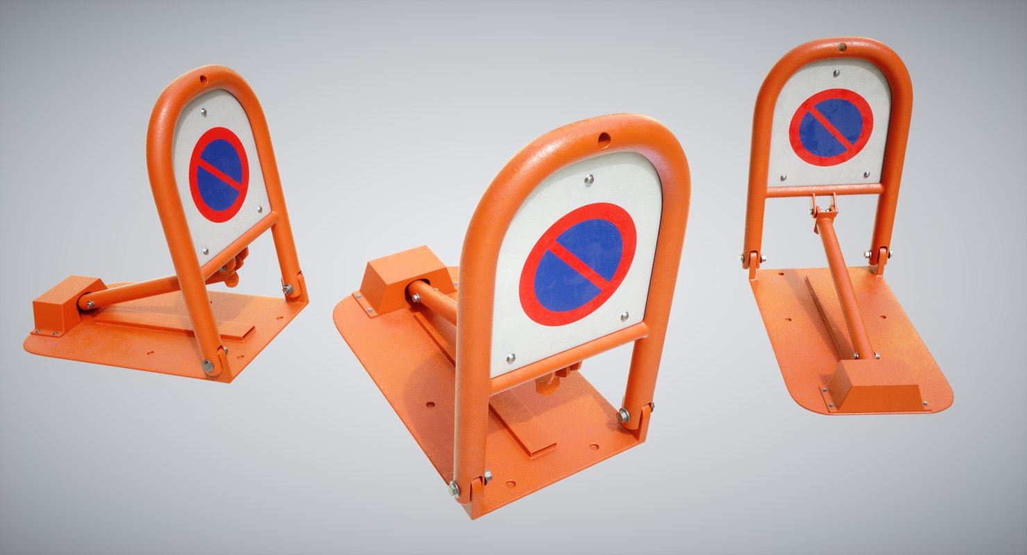 3D traffic safety devices model - TurboSquid 1213203