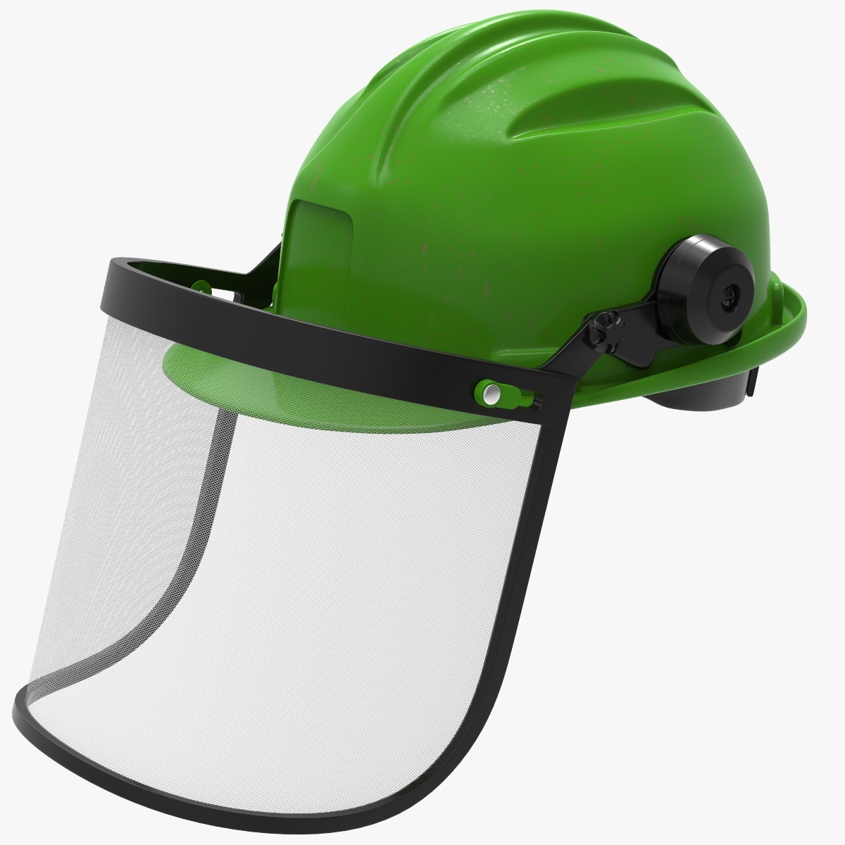 modelo 3d Casco de construcción + Visera - TurboSquid 1213289