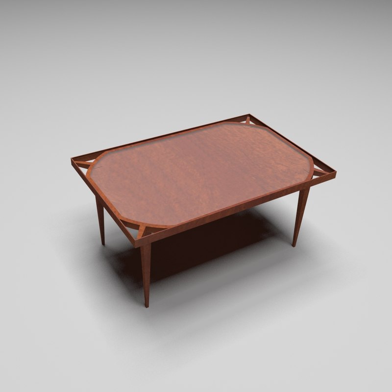 Tea table model - TurboSquid 1213375