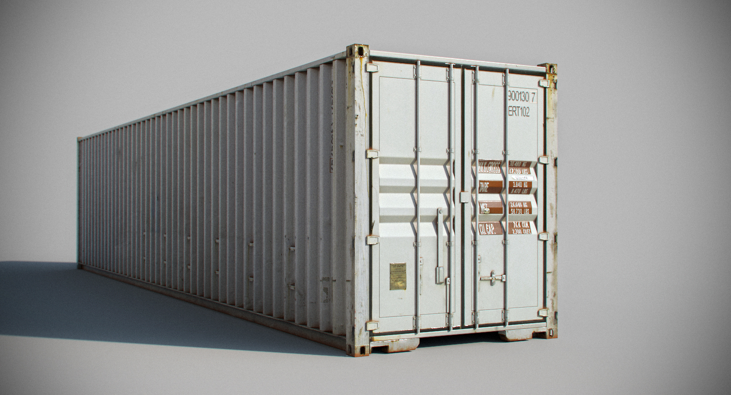 3D shipping container - TurboSquid 1213400