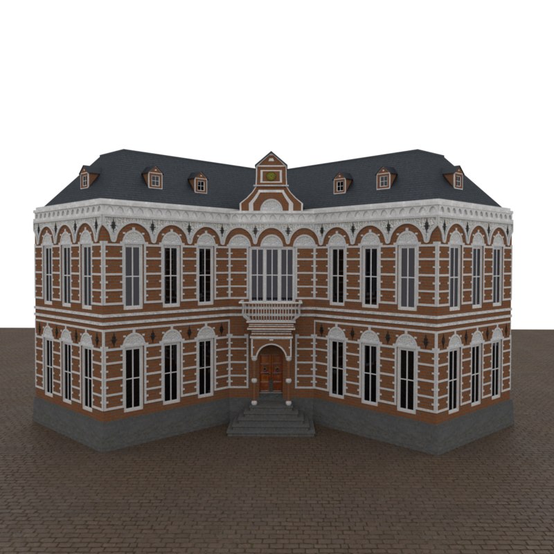 Mansion 3D model - TurboSquid 1213421
