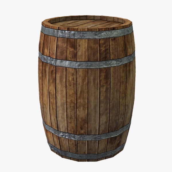 3D realistic barrel model - TurboSquid 1213425