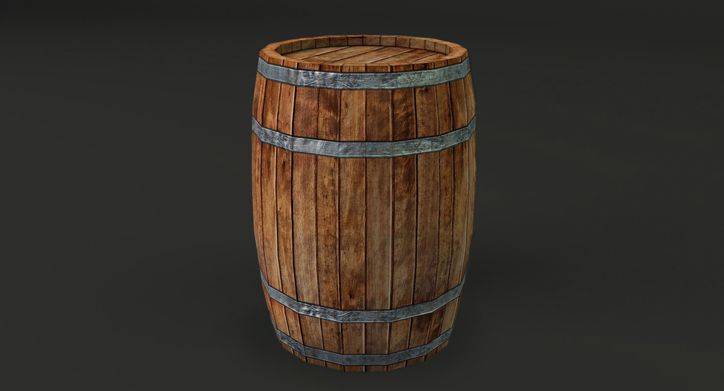 3D realistic barrel model - TurboSquid 1213425