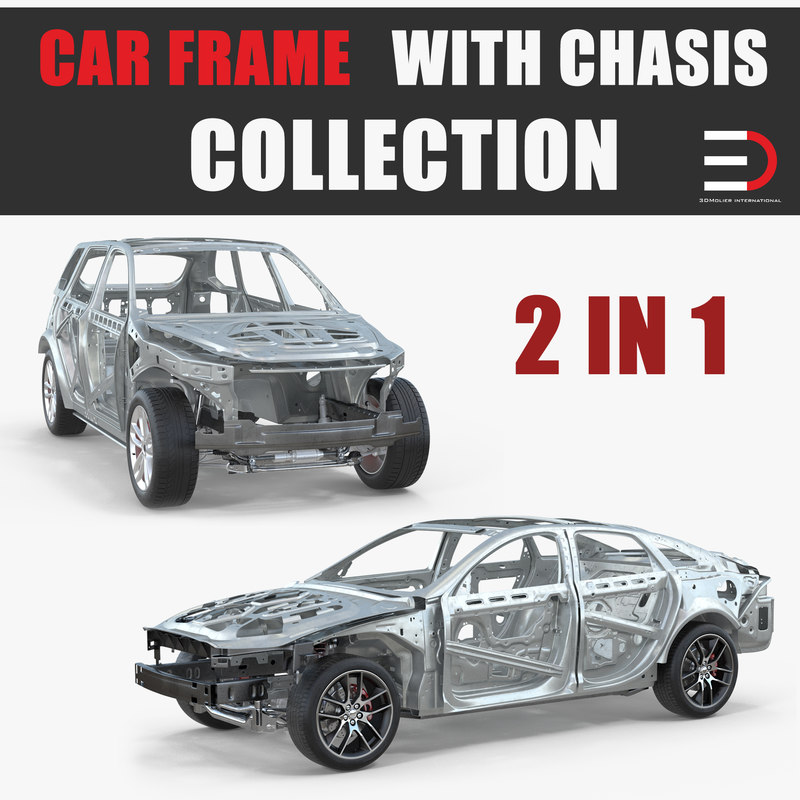 Suv sedan frames chassis car model - TurboSquid 1213436
