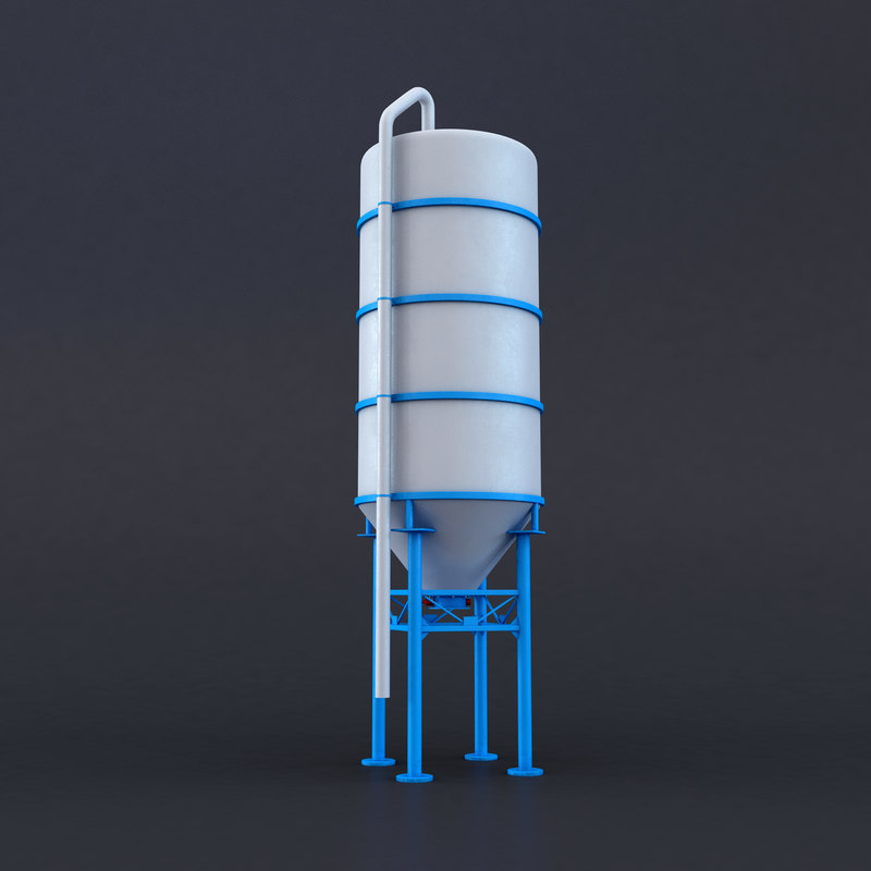 3D model silos - TurboSquid 1213599
