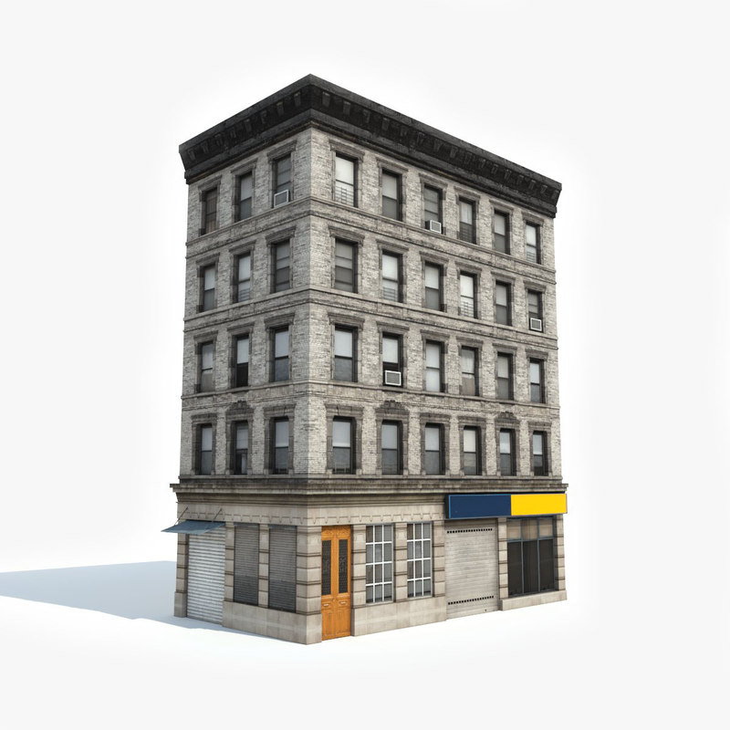 Apartment building 3D model - TurboSquid 1213606