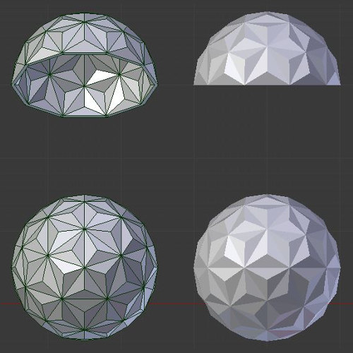 Triangles dome 3D model - TurboSquid 1213613
