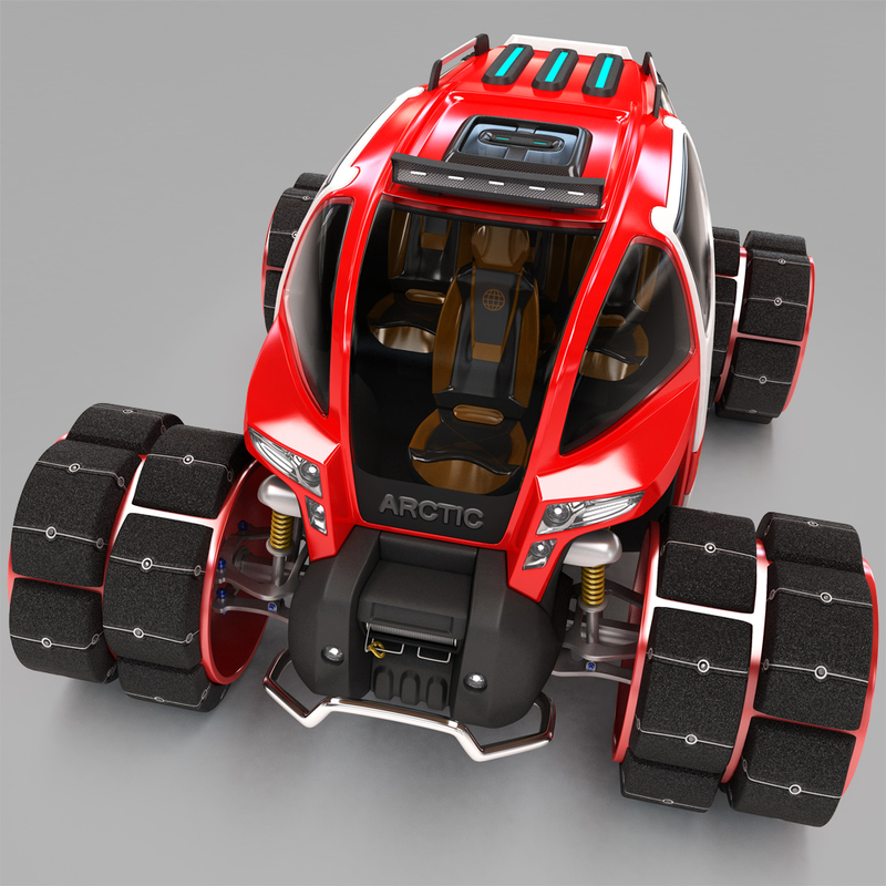 Multi-purpose all-terrain vehicle 3D model - TurboSquid 1213626