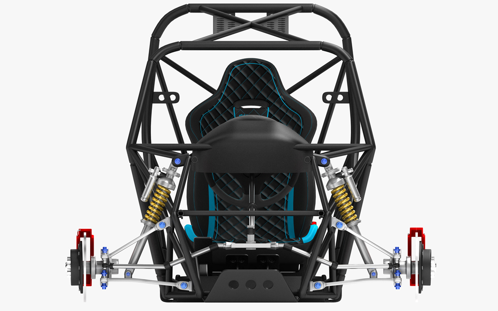 Sports car skeleton 3D - TurboSquid 1213632