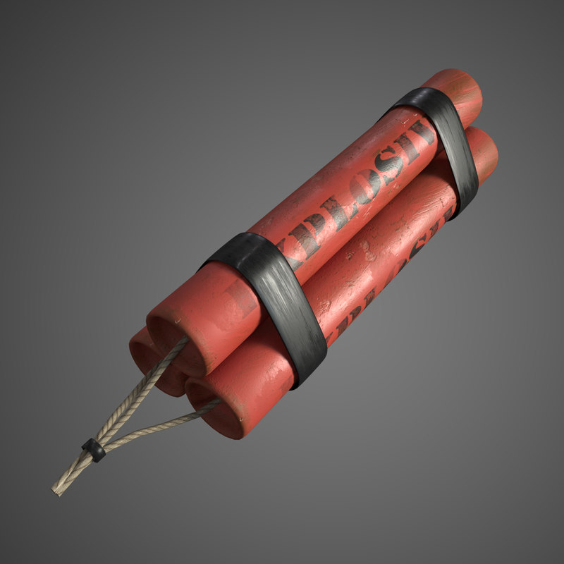 Dynamite 3D model - TurboSquid 1213634