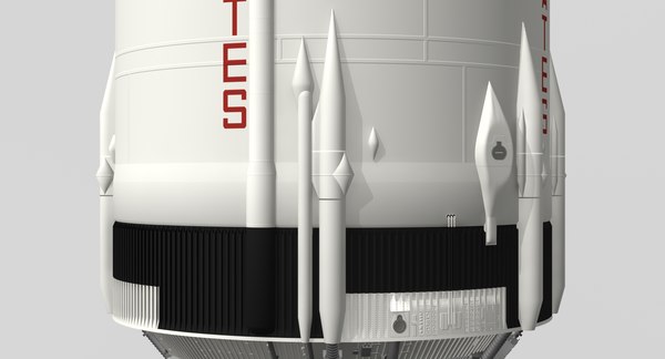 Saturn v s-ii stage 3D - TurboSquid 1213643