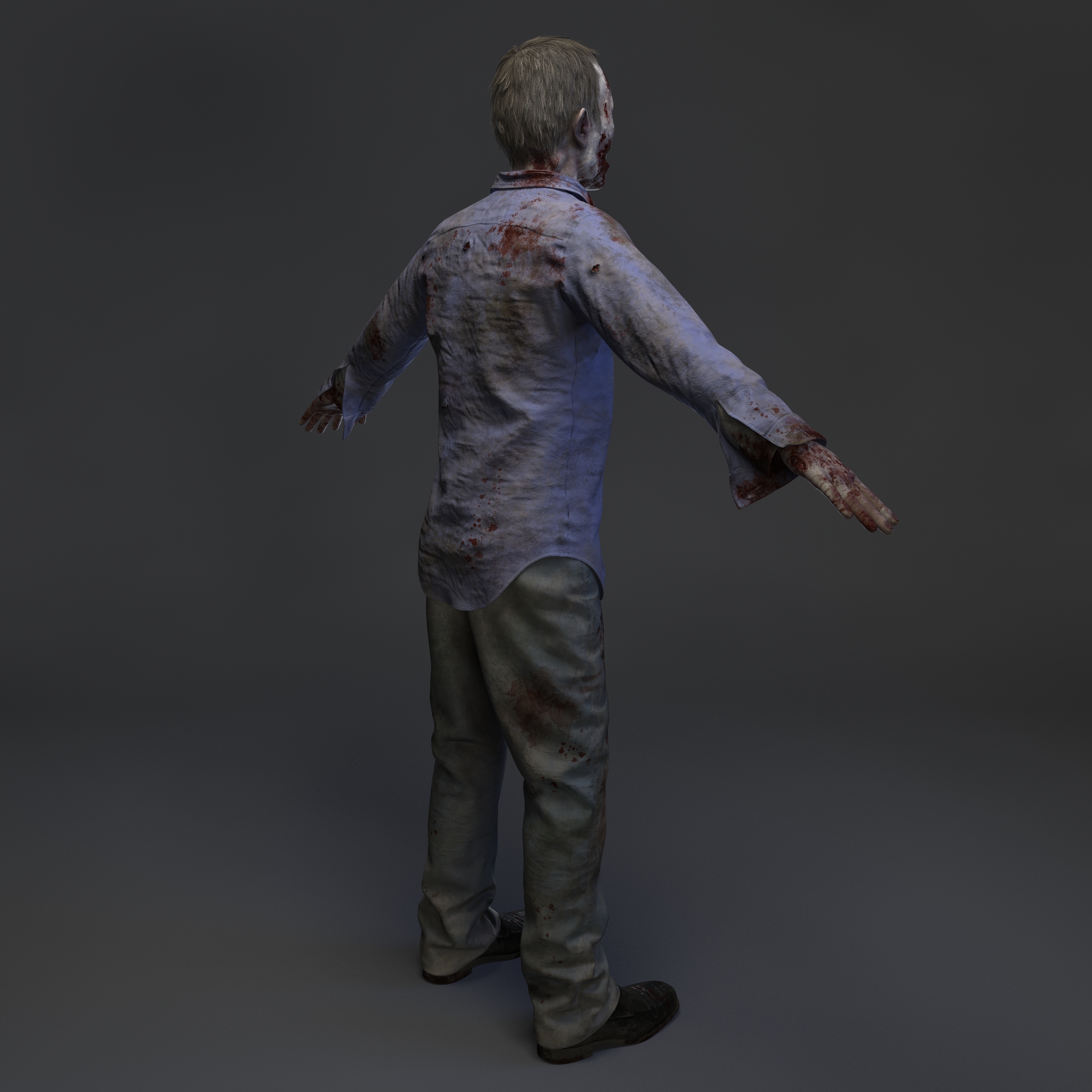 3D zombie rig character model - TurboSquid 1213757