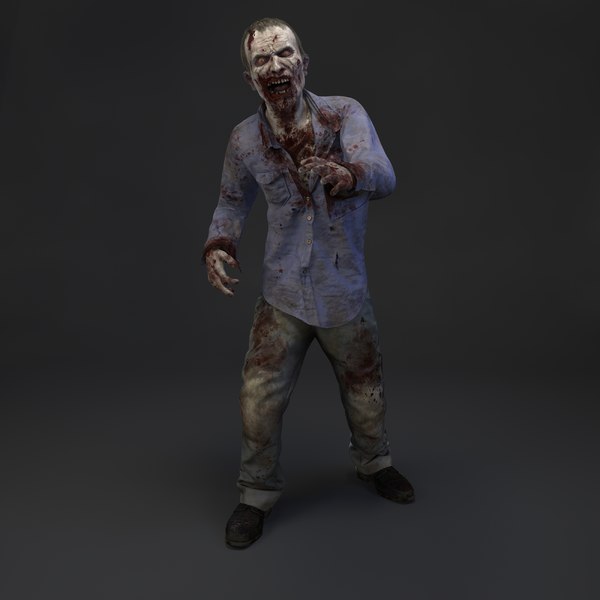 3D zombie rig character model - TurboSquid 1213757