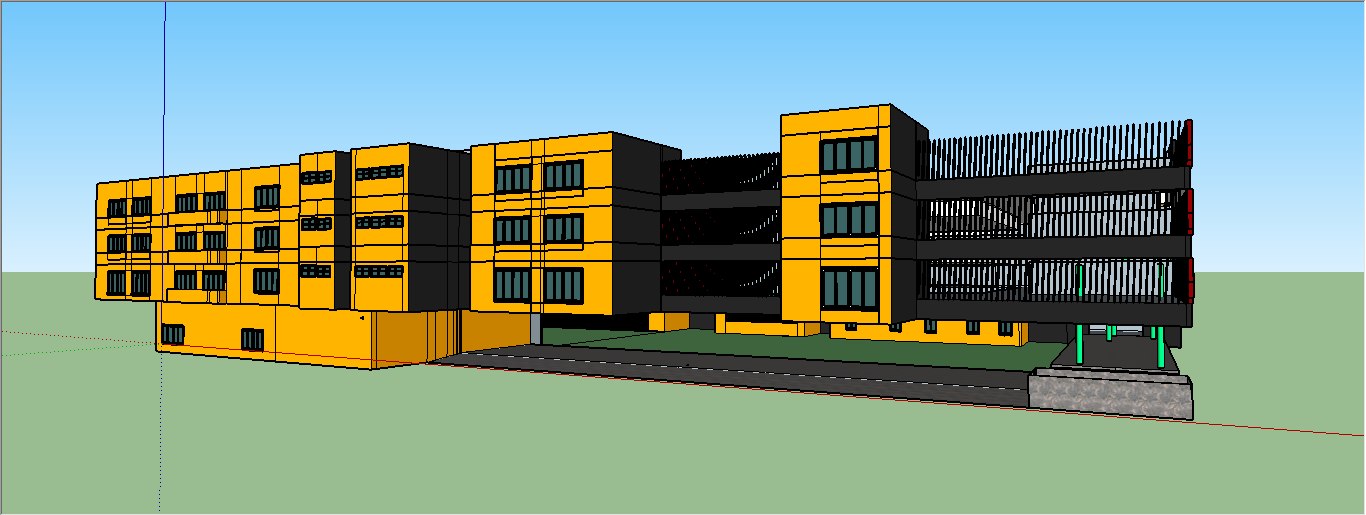 Hostel building 3D model - TurboSquid 1213826