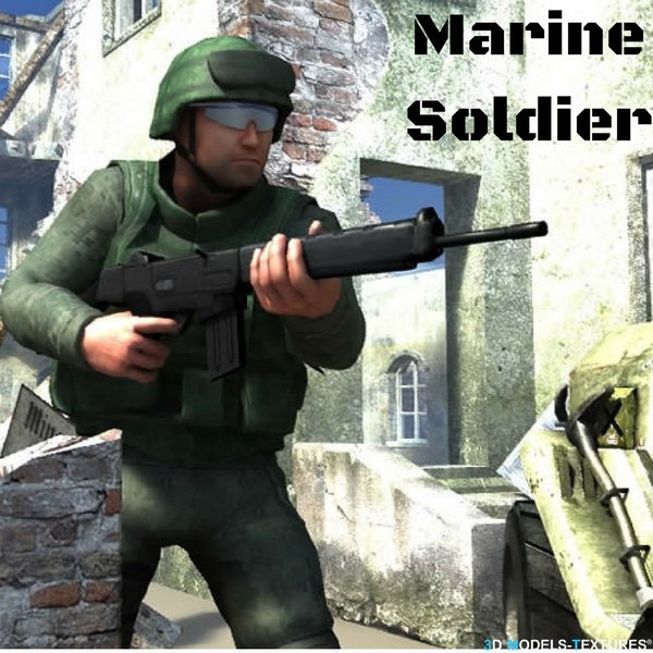 modèle 3D de Soldat marin - TurboSquid 1213836