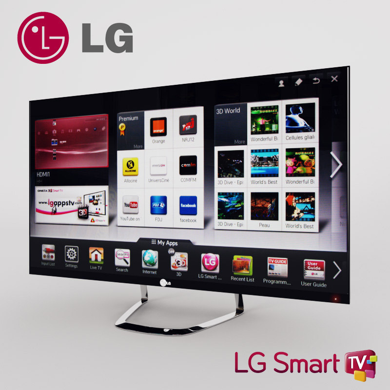 Tv lg 42lm760t 3D model - TurboSquid 1213906