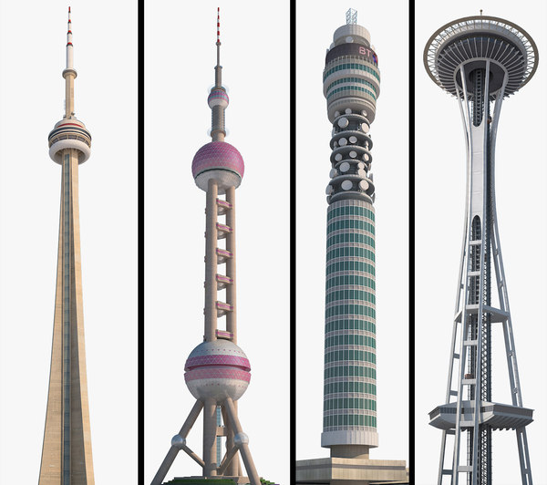 babel tower 3d model