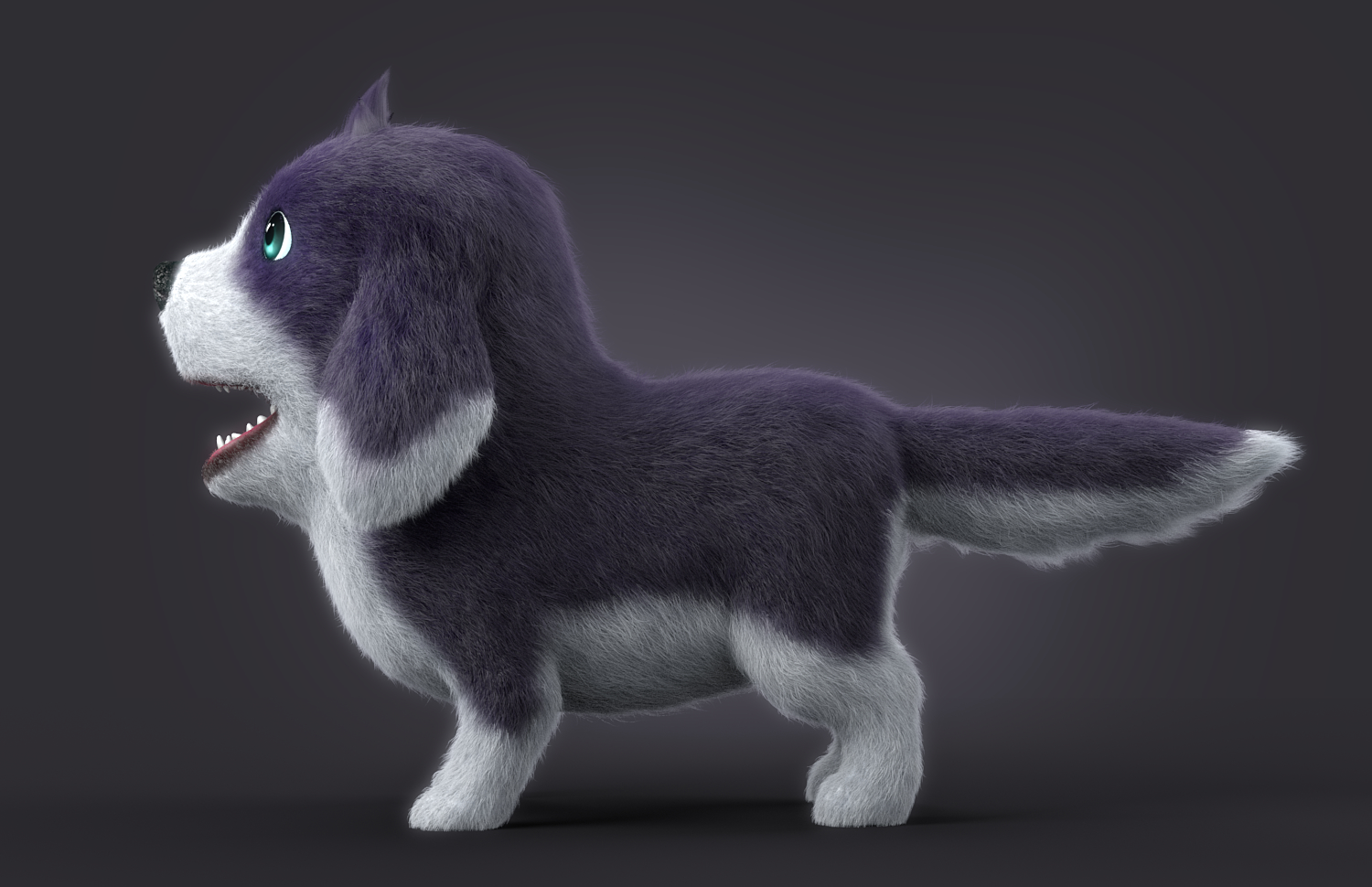 3D cartoon dog rigged - TurboSquid 1214113