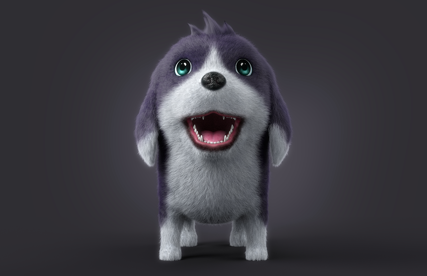 3D cartoon dog rigged - TurboSquid 1214113