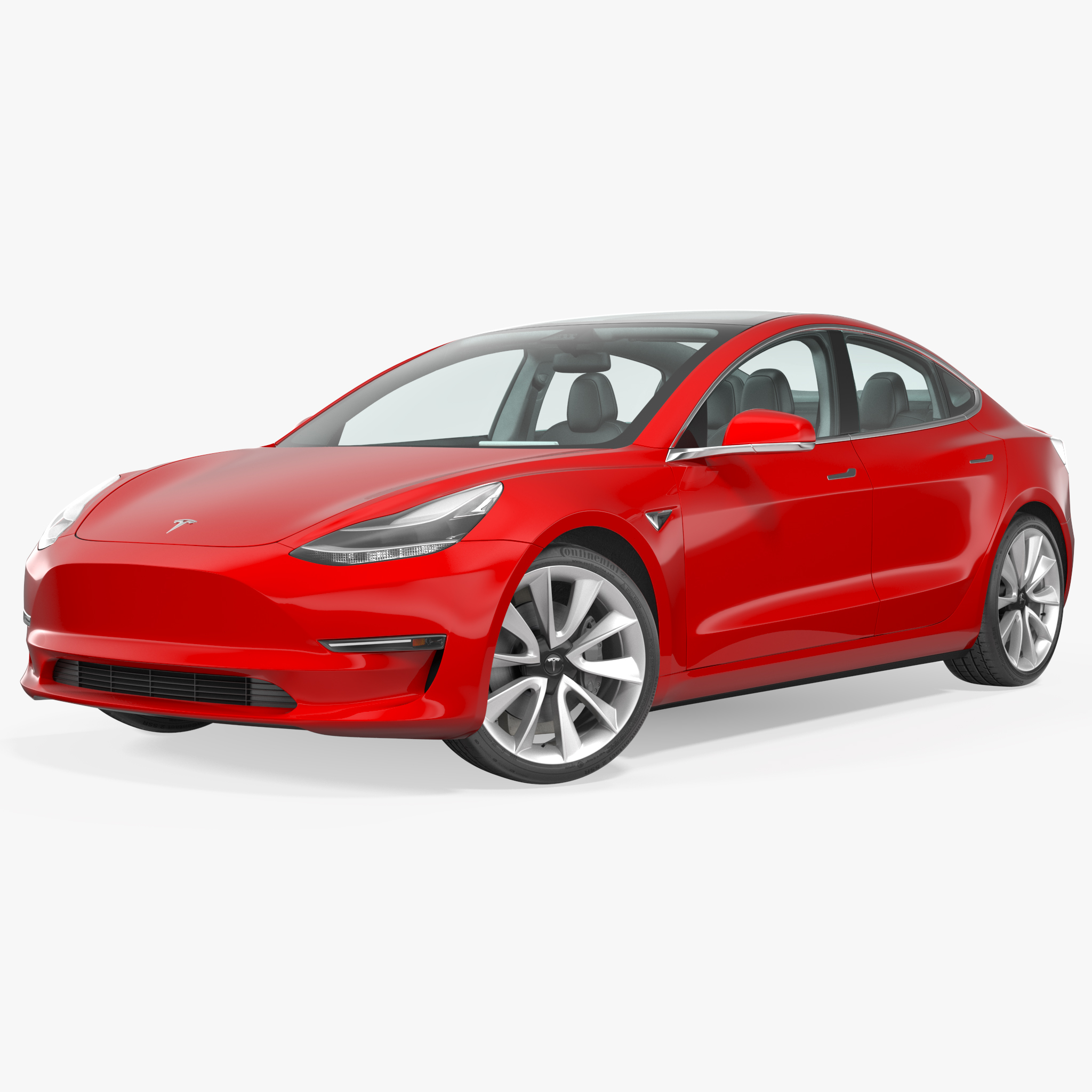 3D tesla 3 rigged modeled - TurboSquid 1214117
