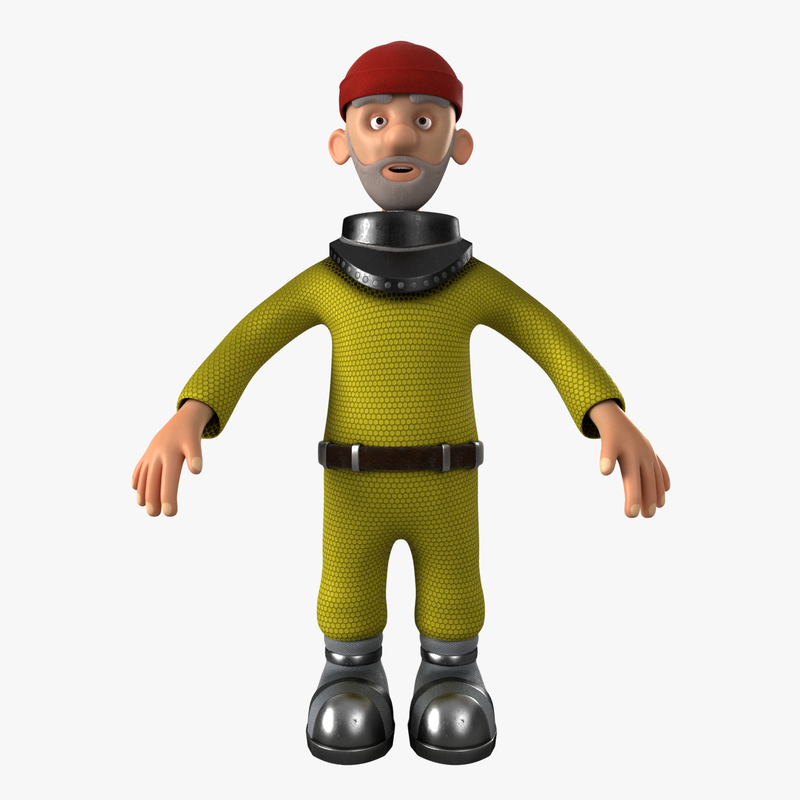 Cartoon sailor model - TurboSquid 1214158