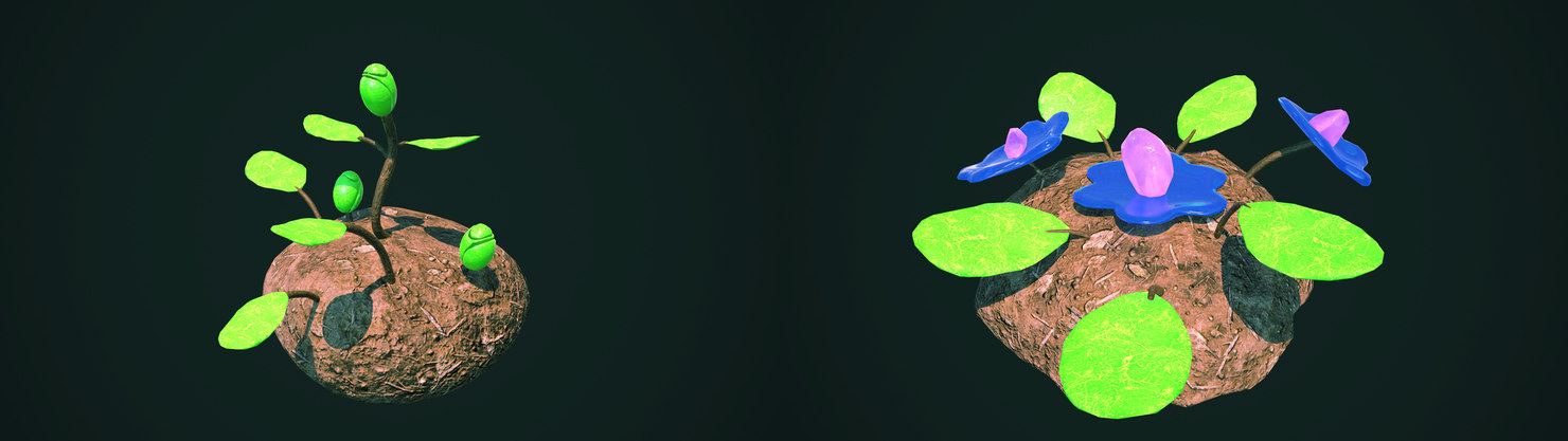 modèle 3D de Evolution des fleurs - TurboSquid 1214159