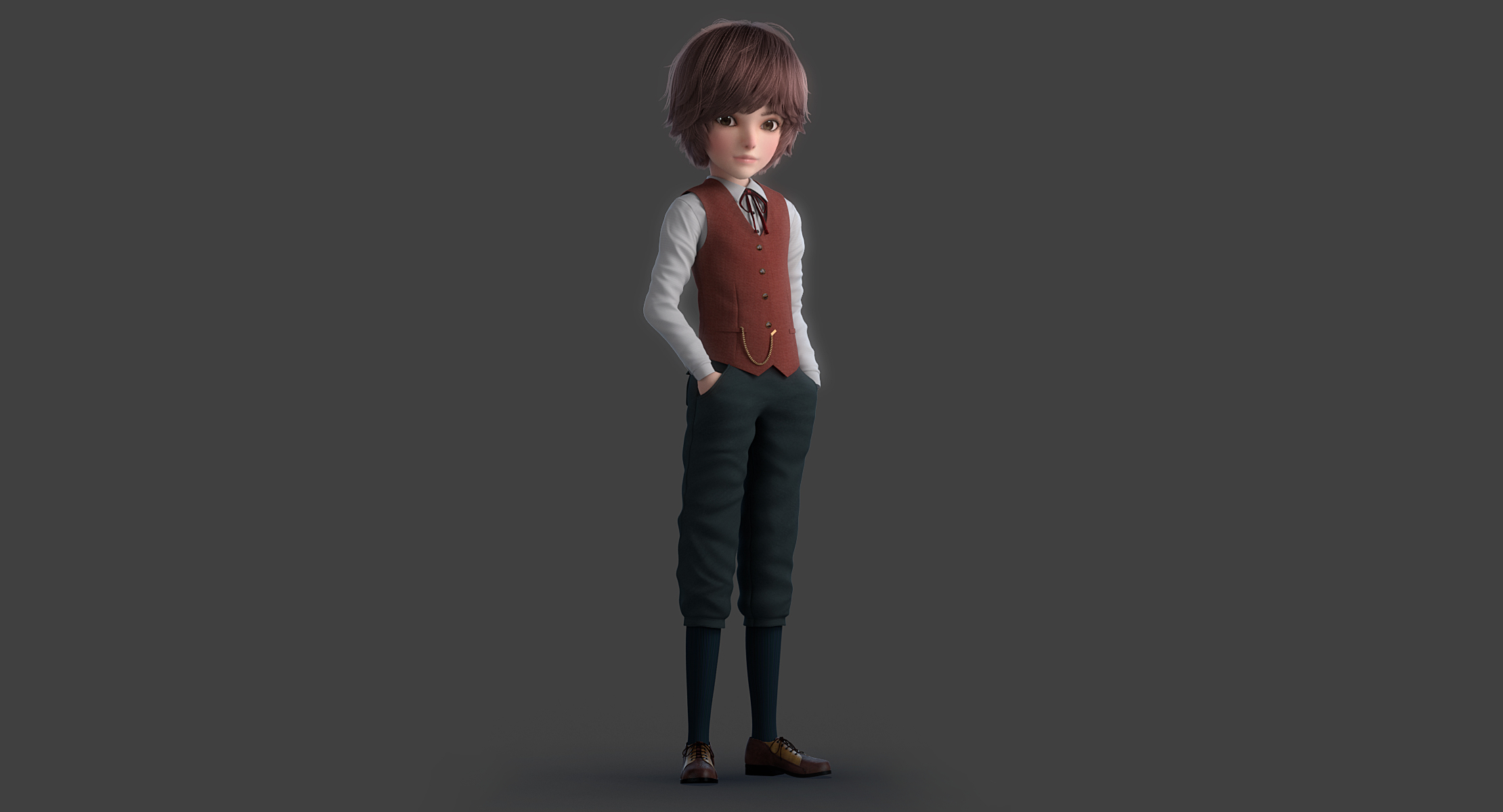 Cartoon boy rigged 3D model - TurboSquid 1214245