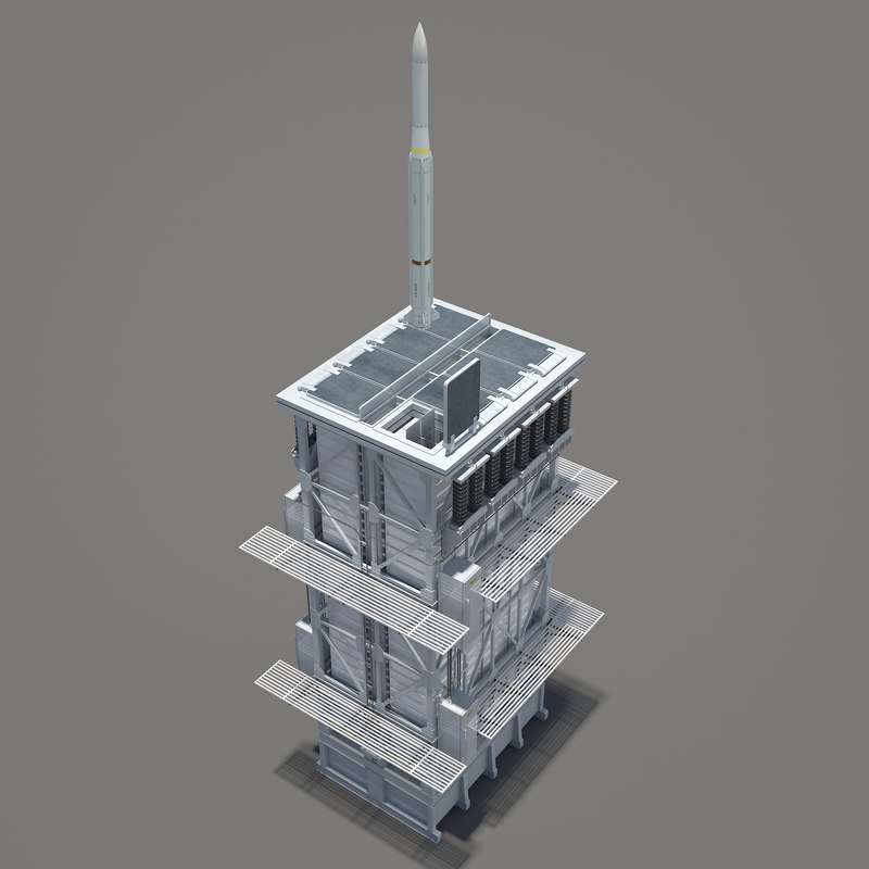 3D rim-162 essm missile mark-41 - TurboSquid 1214283